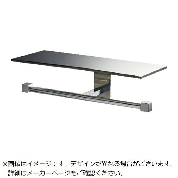 ■2連タイプのペーパーホルダーです。【用途】・トイレットペーパーホルダーとして。【仕様】・幅（mm）： 290・奥行（mm）： 120・高さ（mm）： 96・色： シルバーヘアライン【材質／仕上】・亜鉛【セット内容／付属品】・取付ビス