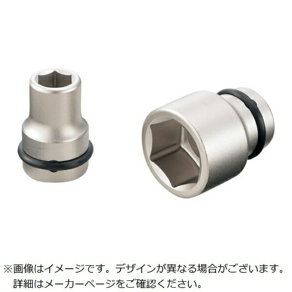 ■無電解メッキのインパクト用ソケットです。【用途】・ボルト・ナットの締付け・緩め作業用。【仕様】・対辺寸法（mm）： 24・差込角（mm）： 12.7・全長（mm）： 42【材質／仕上】・構造用鋼