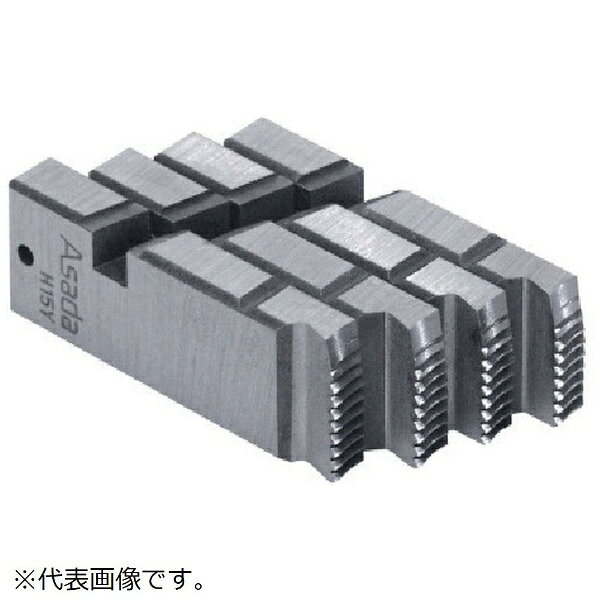 ■電線管ねじの切削。【仕様】・適応ダイヘッド： ミニコン104電線管用ダイヘッド・サイズ： PF31/2-4【材質／仕上】・合金鋼
