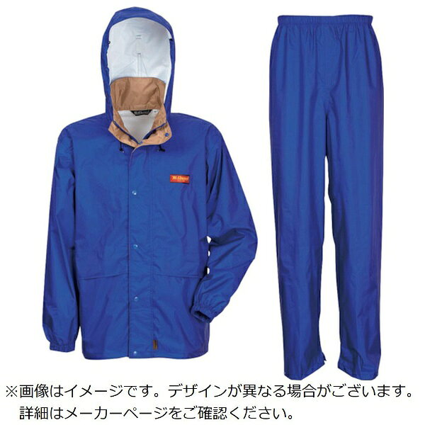 ■透湿防水素材 東レ「エントラント［［R上］］」使用で蒸れにくく、「キューダス加工」で、耐久はっ水性に優れます。【用途】・雨天時の作業・レジャーなどあらゆる用途に。【仕様】・色： ブルー・サイズ： 3L・身長（cm）： 175〜185・胸囲...