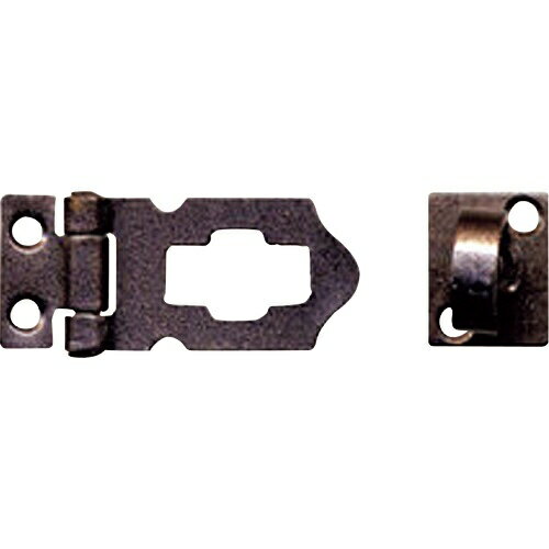 ■南京錠で施錠できる防犯型です。【用途】・物置や倉庫の木製扉、道具箱などの閉め具に。