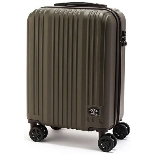 シンプルながら、スタイリッシュなデザインのumbro（アンブロ）スーツケース。ビジネスユースから旅行・アウトドアなど、様々なシーンで活躍します。拡張機能付きで、荷物が増えても安心です。■キズが目立ちづらいマットカラーのABSエンボス加工を採...