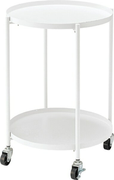 ●人気のトレーテーブルに簡単に移動ができるキャスター付きタイプが登場。●上下の天板は固定されていないのでトレーとしても使用でき、持ち運びも可能。●テーブルとしてだけでなく、グリーンや小物などを飾るディスプレイとしてもおすすめ。●キャスター付...