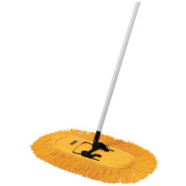 ■吸着材の力で、掃く・拭く・磨くが一度にできます。【用途】・Pタイルやフローリングの床掃除に。【仕様】・全長（mm）： 約1340・モップ幅（mm）： 約640