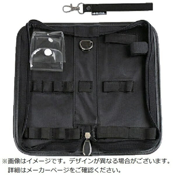 ■丈夫な布製ケースです。■取り出しやすいゴムバンド式です。■着脱可能なストラップ付です。【用途】・各種工具の収納、持ち運びに。【仕様】・色： ブラック・幅（mm）： 255・奥行（mm）： 110・高さ（mm）： 50・内寸L（mm）： 2...