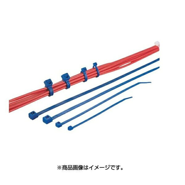 ■耐薬品、耐熱、耐寒性、耐候性に優れたふっ素樹脂（ETFE）製インシュロックタイです。■ガス発生が少なく、アウトガス対策にもお使いいただけます。■ふっ素樹脂製のタイは青色ですので、その他グレードのケーブルタイと容易に識別することが可能です。...