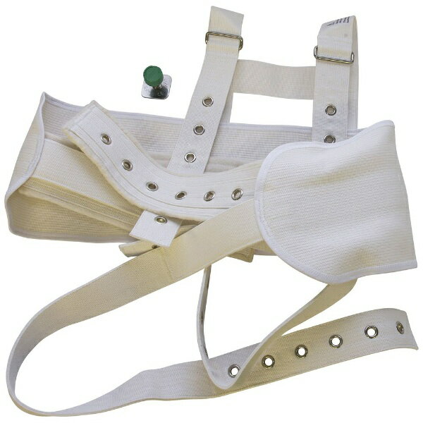 ●上半身ベルトとボタン・ピンのセットです。●上半身ベルトで、患者の上半身の動きを制限できます。