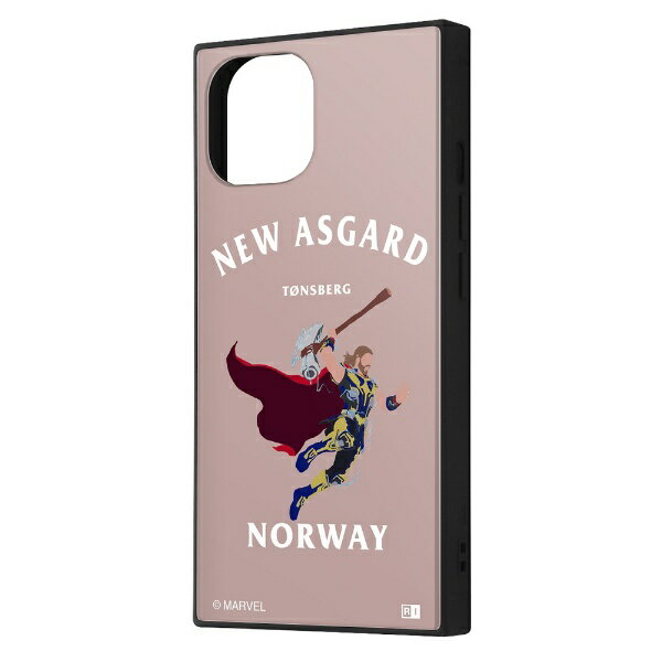 鮮やかな発色のキャラクターデザイン。背面のポリカーボネート素材は耐衝撃性が高く、ガラスよりも割れにくい。側面は衝撃を和らげるTPU素材。四つ角のスクエア形状がさらに衝撃を吸収。デザインを損ねない側面のストラップホール。