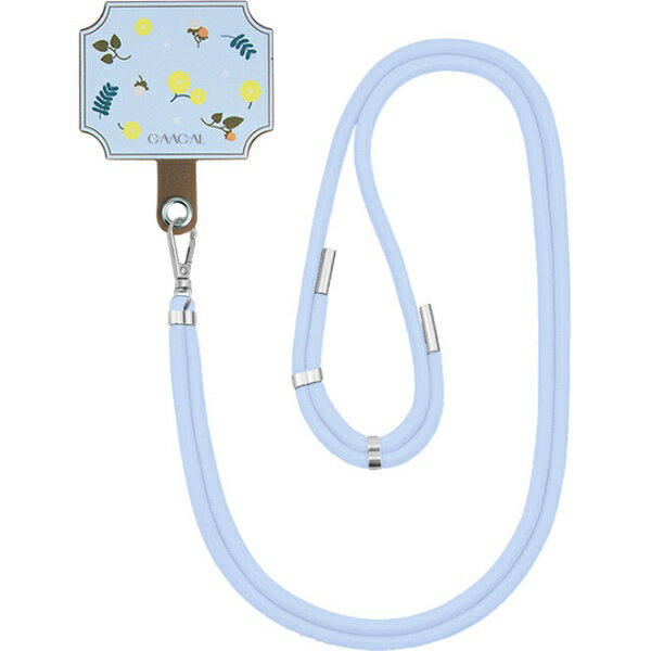 GAACALオリジナルのミモザ柄ストラップホルダーとストラップのセットです。ミモザが可愛く映えて春の空気をもたらします。挟むだけの簡単装着で、クリアケースに透かして見せても楽しみたいアイテムです。