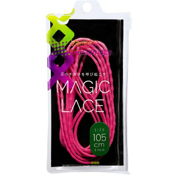 ■足のチカラを呼び起こす！■「MAGIC LACE（マジックレース）」が発売。■1本の紐の中で紐の伸び具合を変化させる力を備えさせた特殊製法のシューレース。■縛る部分（ミディアム）…血流を妨げずほどよくホールド。■中足部（ハード）…強いテン...
