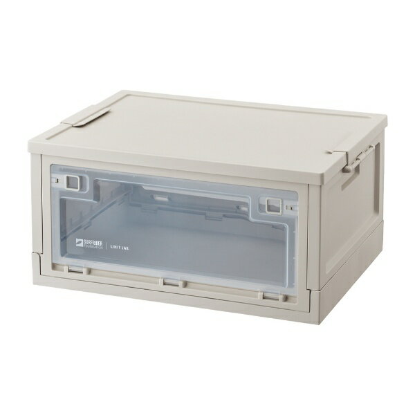 ワークツールやキャンプ用品の収納に便利な32Lタイプの折り畳みコンテナです。