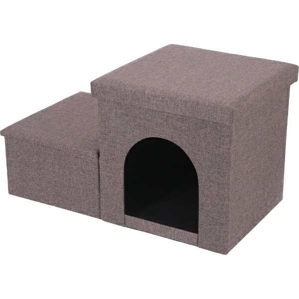 一見ペットハウスには見えないデザインと落ち着いたカラーで自然とお部屋に馴染みます。ソファやベッドなど自分の体格の2〜3倍の高さを上り下りするペットの身体への負担を軽減するためのステップです。広すぎない入口で中の温められた空気をキープ。ロータ...