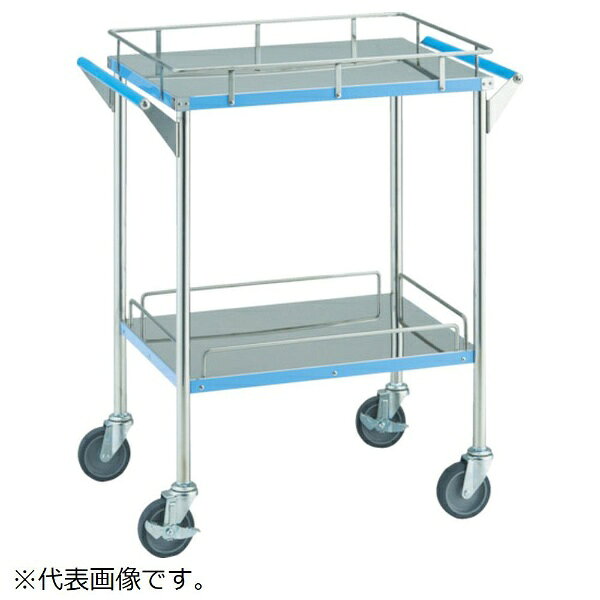 ■抗菌ステンレスワゴンにパステルカラーの塩ビのラインを入れたワゴンです。■用途や場所によって色による使い分けができます。【仕様】・最大積載量（kg/台）： 50・均等積載量（kg/段）： 30・間口（mm）： 750・奥行（mm）： 450...