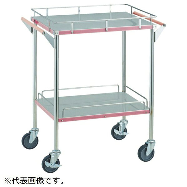 ■抗菌ステンレスワゴンにパステルカラーの塩ビのラインを入れたワゴンです。■用途や場所によって色による使い分けができます。【仕様】・最大積載量（kg/台）： 50・均等積載量（kg/段）： 30・間口（mm）： 750・奥行（mm）： 450...