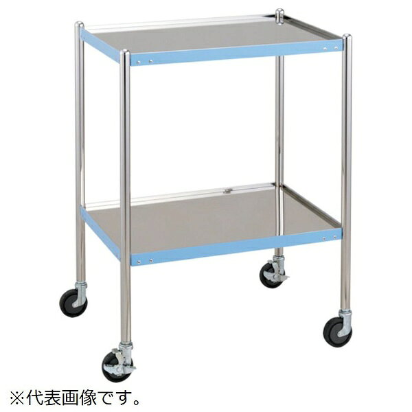 ■抗菌ステンレスワゴンにパステルカラーの塩ビのラインを入れたワゴンです。■用途や場所によって色による使い分けができます。【仕様】・最大積載量（kg/台）： 50・均等積載量（kg/段）： 30・間口（mm）： 600・奥行（mm）： 450...