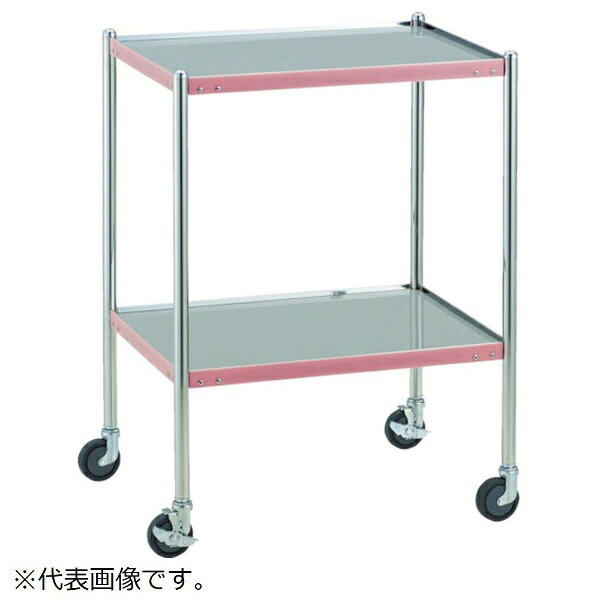 ■抗菌ステンレスワゴンにパステルカラーの塩ビのラインを入れたワゴンです。■用途や場所によって色による使い分けができます。【仕様】・最大積載量（kg/台）： 50・均等積載量（kg/段）： 30・間口（mm）： 600・奥行（mm）： 450...