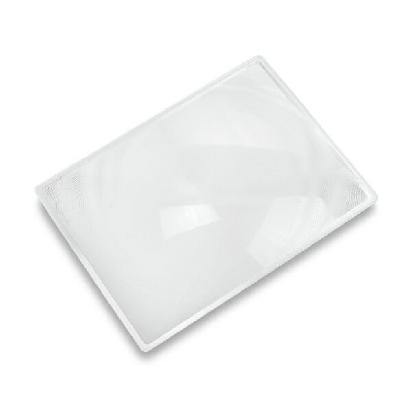 全米で人気ブランド！丈夫なフレネルレンズ。軽量かつ薄型。視界全体を鮮明に映し出します。主に新聞、本、雑誌、地図、メニューなどを読むのに最適です。■倍率 : 2倍■Size(約) :8.5×11inc■外寸(約) : 横幅21.4×高さ28×...