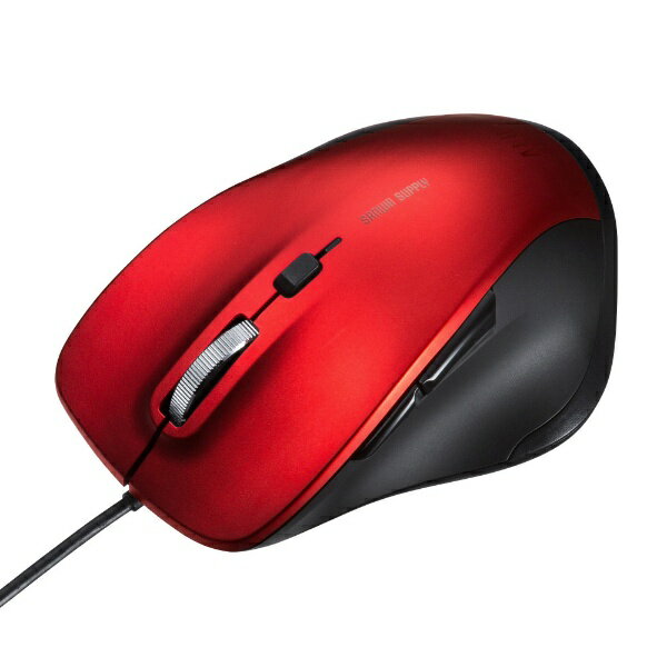 小さくて持ちやすい、静音仕様のブルーLED有線マウス。■小型で持ちやすい形状の有線マウスです。■全ボタンに静音スイッチを採用しており、公共の場や会議中の操作などでの使用に便利です。■マウスポインタを動かさず手元のサイドボタンで操作できる「戻...