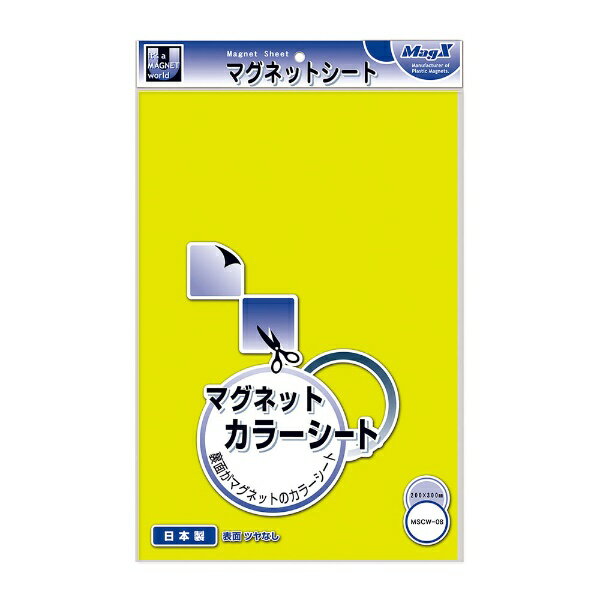 イラストや文字を書き込むのに便利なマグネットシート。表面は「ツヤなし」加工がされています。油性ペンなどで書き込むことができますが、一度書いたものは消せません。本体サイズ(mm)：W200 x H300 x T0.8材質：PP、マグネットシート