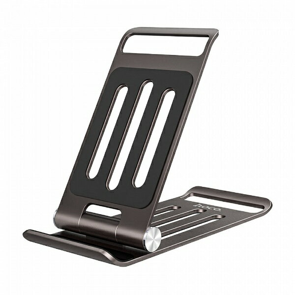 ポケットに収まるコンパクトサイズのポータブル折り畳みスタンド。ポケットに収まるコンパクトサイズ。■4.7〜10.5インチのスマートホンやタブレットに対応した、高級感あるメタルポータブルモバイルスタンドです。■スタンドの角度は無段階で調節する...