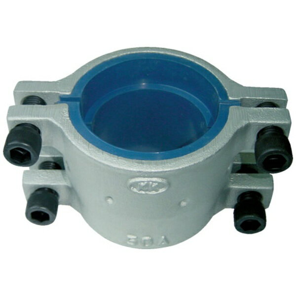 ■パイプの中身を抜かずに、運転中に漏れ止めができますから、設備の稼動停止や、エア抜きなどは一切不要です。■塩ビ管とTS継手との接続箇所からの漏れや、直管部からの漏れも修理することができます。■取り付けや締め込みは至って簡単です。単にねじを締...