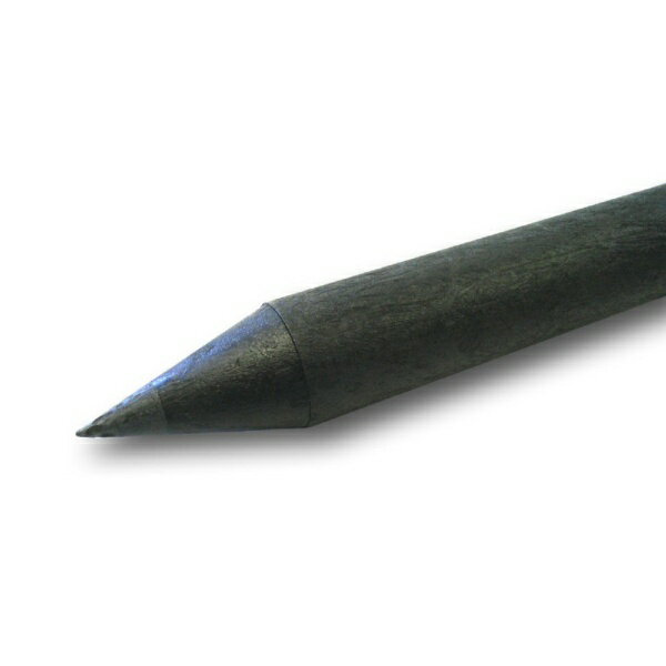 ●シンプルな黒の丸杭で、園芸、土木、農業など幅広い用途にお使いいただけます。●仕様：穴あり●サイズ：95φx2400mm●1本重量(約)：13.7kg●標準穴径：13mm