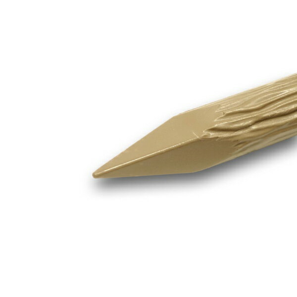 ●外観は「擬木杭」よりもナチュラルで周囲の景観を引き立てます。●仕様：穴なし●サイズ：80φ×1800mm●1本重量(約)：7.1kg●標準穴径：15mm●カラー：ベージュ