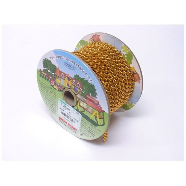 軽量性と鮮やかなカラーの美しさが特徴のチェイン。装飾や手芸などの用途に適しています。フリクションショートマンテル　リール巻チェイン。