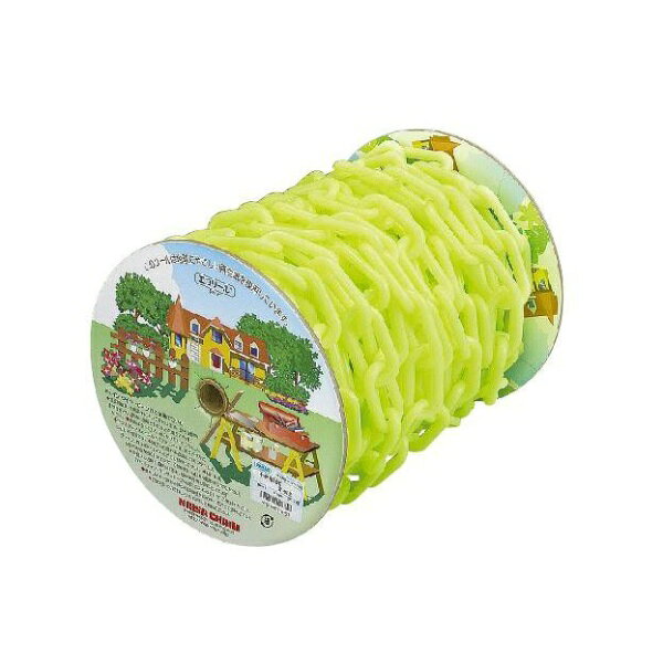 軽量で鮮やかなカラーのプラカラーチェインです。リール巻きなので、使用時に絡まりにくく、必要な長さにカットして使用できます。