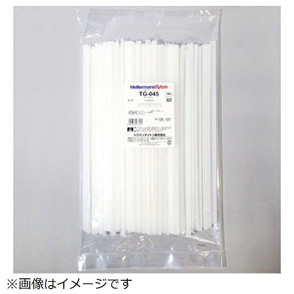 ●入数（本）： 100●標準グレード●屋内使用●色： 乳白色●長さ： 324mm●材質： 6ナイロン●UL難燃グレード（主原料）： UL94V−2●使用温度範囲（℃）： −40〜＋85●寸法（適用板圧）（mm）： 5.0●寸法（L/T/A/...