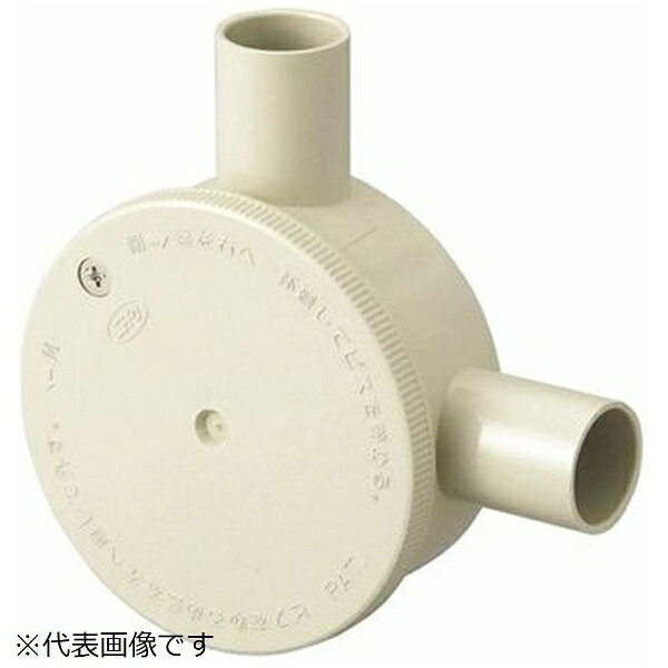 ●入数（個）： 1●色： アイボリー●種類： L型 16●材質： 硬質塩化ビニル●付属品： 皿M4×8（1本）●高耐候性●HI●露出用のワンタッチ式丸形ボックスです。●蓋がワンタッチ式です。●高耐候性・耐衝撃性の樹脂を使用しております。