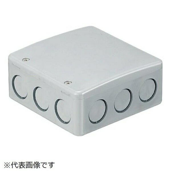 ●入数（個）： 1●色： グレー●規格： 大形四角（深型）●側面ノック： 付（全面）●高耐候性●耐衝撃性HI●JISC8435（ボックス）●Fタイプ●ボックスと蓋の境目が無いスマートなデザイン。コーナーにもピッタリ配管できます。●側面ノック...