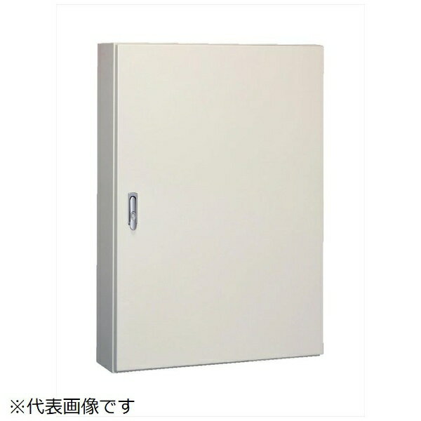 ●【画像は代表品番です】●制御盤用●鉄板製●水切・防水・パッキン付●屋内外兼用　露出形●板厚： ドア1.6mm、ボデー1.6mm●ハンドル： KH-100（キー付防水平面ハンドル キーNo.K200）●保護構造： IP54●取付基板： 鉄製...