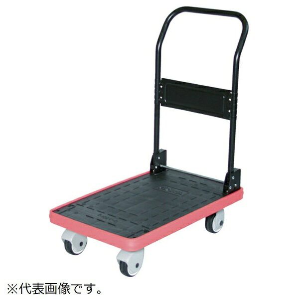 ■荷台の全周に緩衝ゴムを巻き、ぶつけても傷を付けにくくしてあります。■緩衝ゴムがテーブル面より約5mm高いためコボレ止めにもなっています。【用途】・荷物の運搬。【仕様】・均等荷重（kg）： 150・色： ブラック・長さ（mm）： 716・幅...
