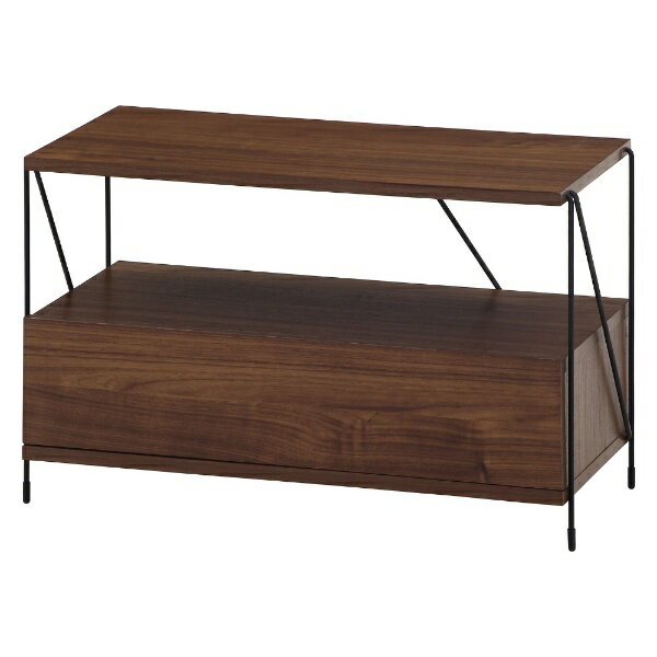 木目調の棚板とブラックスチールのワイヤーフレームで、空間をカッコよく見せてくれます。棚板の穴にワイヤーフレームを差し込むだけで完成する「ワイヤーロックシステム」を採用したシリーズで、手軽におしゃれなインテリアを楽しめます。オープン収納部分に...