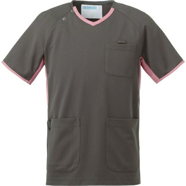 柔らかいリアン素材なら動きやすく疲れも感じにくい。●左胸に携帯・スマートフォン対応ポケット付●左胸に名札ループ付●右腰ポケットに内ポケット付●右腰にループ付●動体裁断(R)
