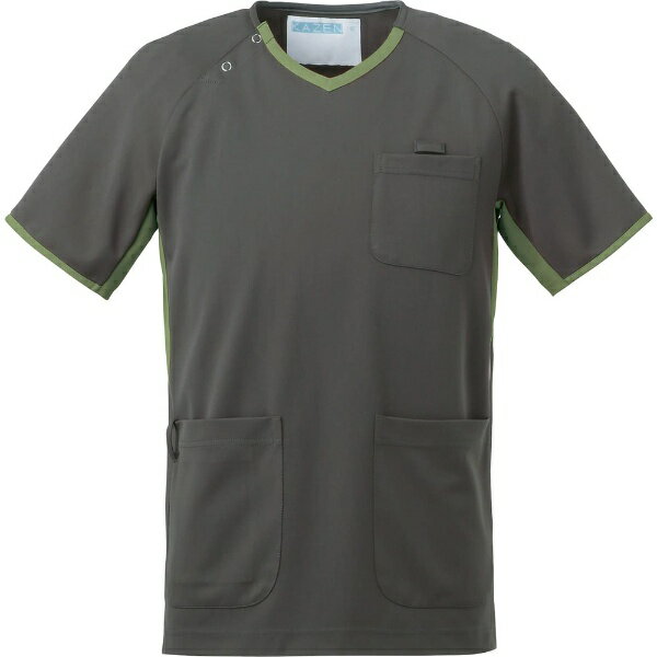 柔らかいリアン素材なら動きやすく疲れも感じにくい。●左胸に携帯・スマートフォン対応ポケット付●左胸に名札ループ付●右腰ポケットに内ポケット付●右腰にループ付●動体裁断(R)