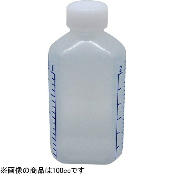 様々な色のお薬でも見やすい紺色で目盛がプリントされた投薬瓶です。