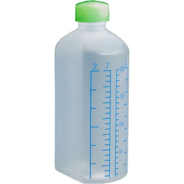 様々な色のお薬でも見やすい紺色で目盛がプリントされた投薬瓶です。