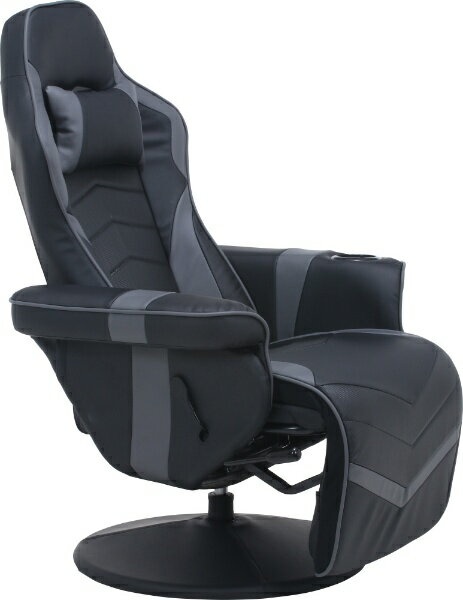 座り心地の良さを追求したデザイン。ゲーミングパーソナルチェア■頭の先まで包み込むようなハイバックタイプを採用しております。■レバー1つでリクライニング可能です。■あると嬉しいドリンクホルダー付きです。