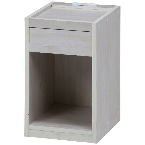 ピタッと収まるベッドサイドテーブル。■スッキリしたシンプルデザインで、ベッドサイドはもちろんソファ横やデスク下など様々な場所で活躍します。■A4サイズのファイルや雑誌も入ります。■サイズの合うダストボックスを収納するのもオススメです。■幅3...