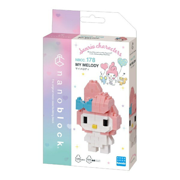 サンリオキャラクターズから大人気の「マイメロディ」が新登場！！■2023年サンリオキャラクター大賞第6位！■水色のリボンにピンク色のずきんをかぶった人気のカラーのマイメロディ。垂れた耳も再現。■「NBCC_177 ハローキティ」「NBCC_...