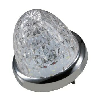 超高輝度LED　特殊なレンズ構造により鮮やかな拡散発光で路面まで明るく照射！！耐光性試験に合格した変色しにくいレンズを使用！！・防塵防水IP67取得！！・ノイズ対策済み！！・24V大型トラック〜12V軽自動車まで対応！！