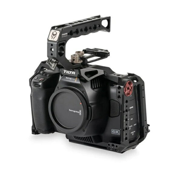 Blackmagic Pocket Cinema Camera 6KPro用のTiltaingCameraCageでカメラを武装させてください。このBMPCC6KProの基本キットは、カメラ本体の保護装甲を提供し、機能を向上させるためのいく...