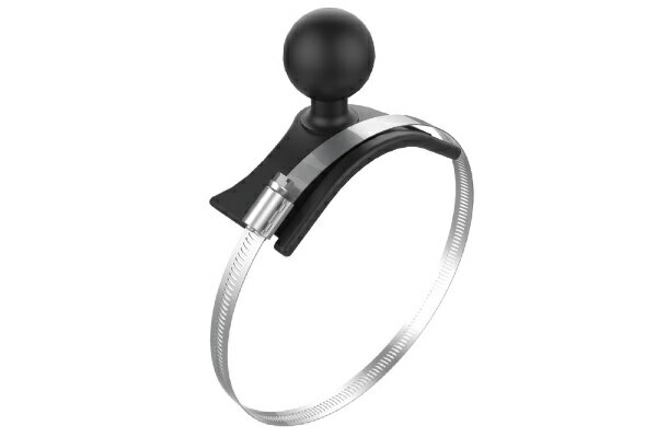 色[カラー]：ブラックサイズ：1インチボール重量[グラム]：173材質[素材]：高強度アルミニウム(Marine-grade aluminum)仕様：φ101.6-139.7mm対応内容量[数量]：1個付属品：#88 Wホースクランプストラ...