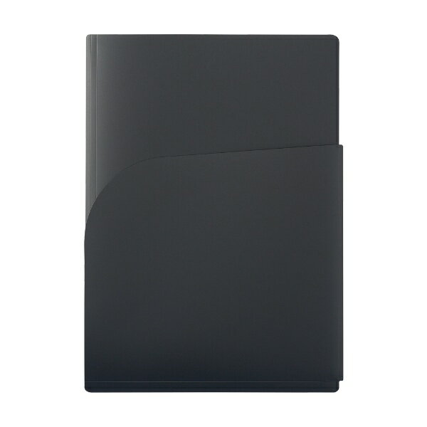 ●本体寸法：幅×奥行×高さ 228×2×315mm●本体重量：66g●規格：A4●収容量：コピー用紙10枚●材質：ポリプロピレン(生地厚0.45mm)●色：ピュアブラック