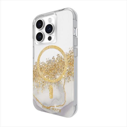 ●金箔を使用した高級感あふれるiPhoneケース。 輝きを放つゴールドが、iPhoneを美しく飾り立てます。 ●ケースを装着したまま、しっかりとMagSafe充電器に固定されます。 ●抗菌素材を使用したiPhoneケース。日常的に使用するス...