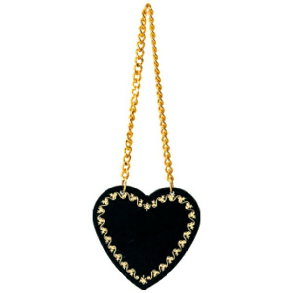 かわいらしいハート型ボトル札