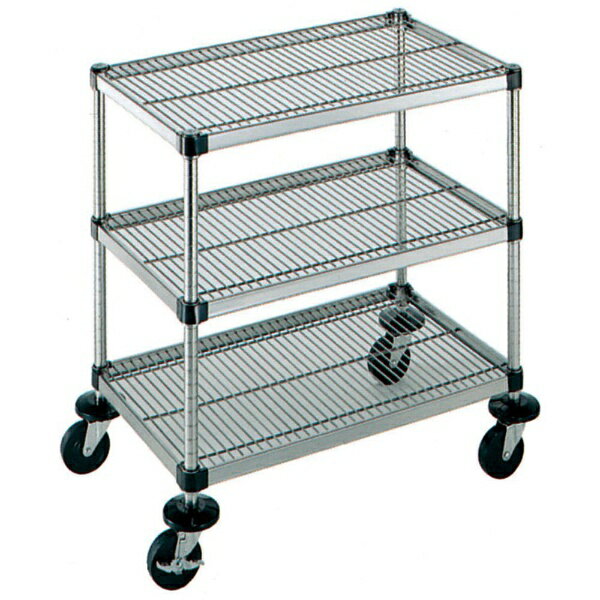 ●ポール高さ767mm・奥行460mmφ125mmゴムキャスター使用自在×3・ストッパー付×1