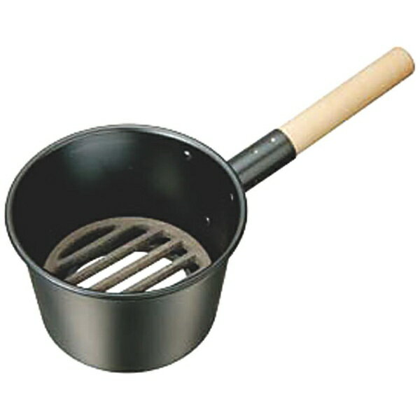 木柄なので握りやすく熱くなりにくい